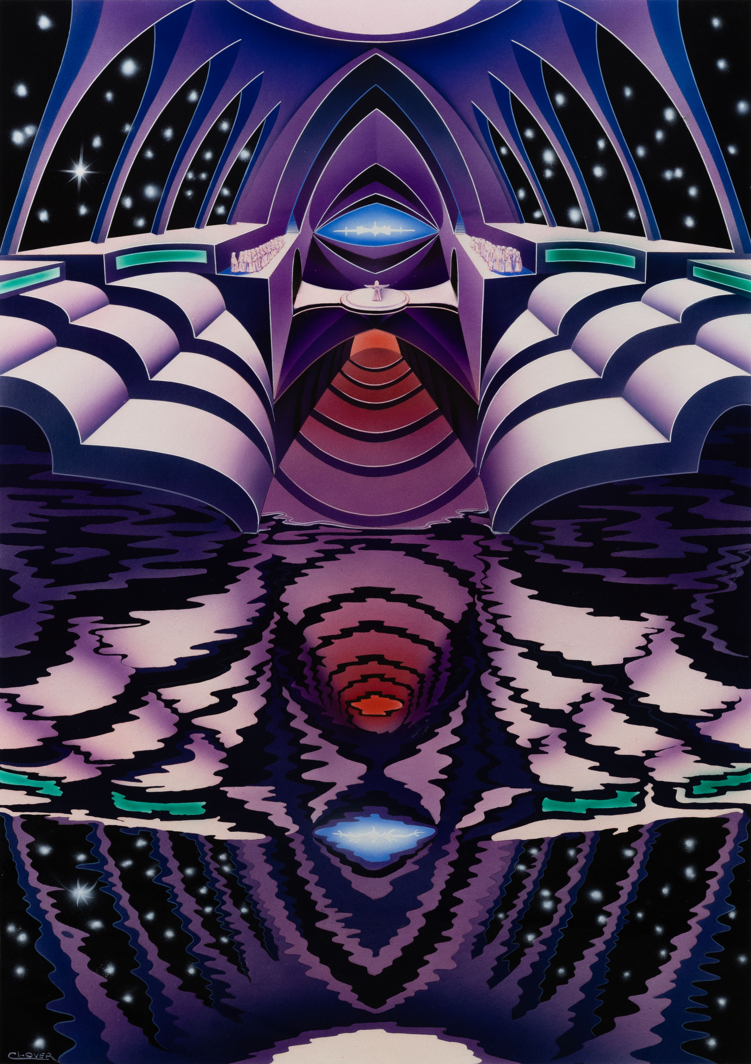 Departures Hall for the Promised Land - Chris Clover Fine Art